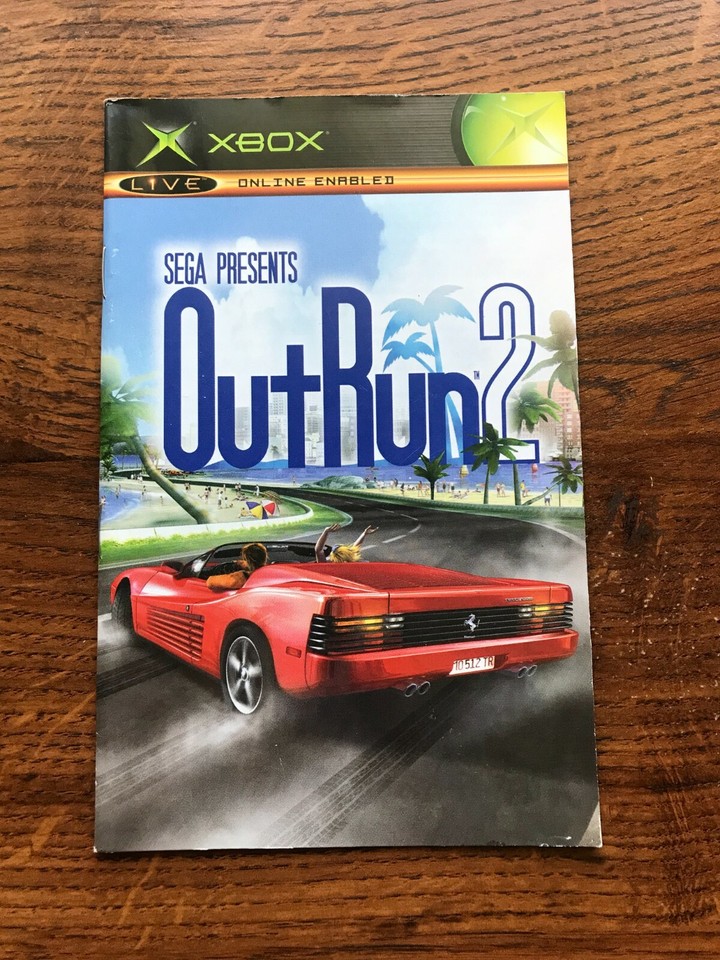 Out Run 2 Outrun XBOX Instruction Manual Only | eBay