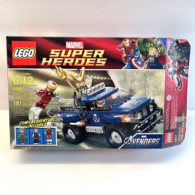LEGO Marvel (6867) Loki's Cosmic Cube Escape Complete Set with Box and ...