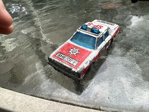 Vintage Matchbox Superfast #10 Plymouth Gran Fury Sheriffs Car SP-5 Red ...