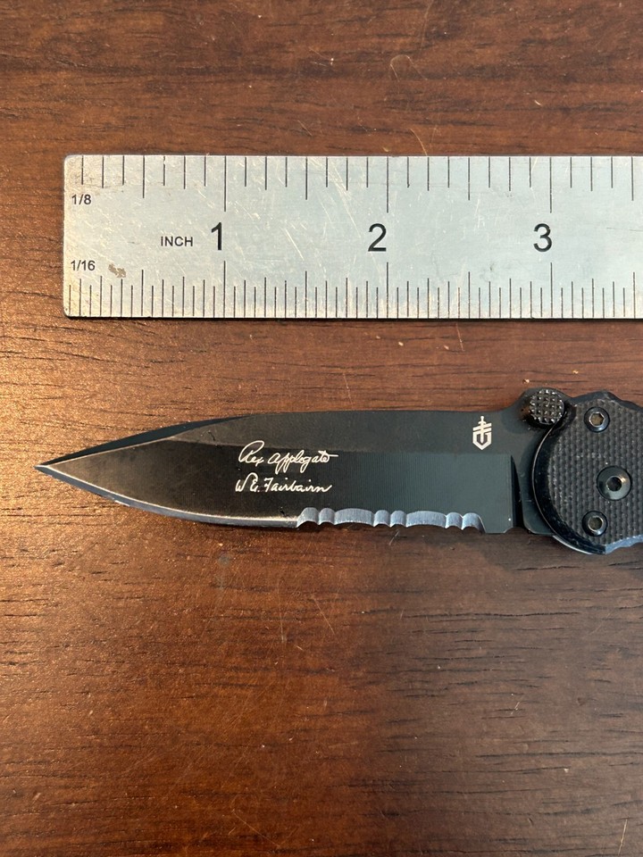Gerber Mini Covert FAST Applegate Fairbairn Pocket Knife Combo Edge ...