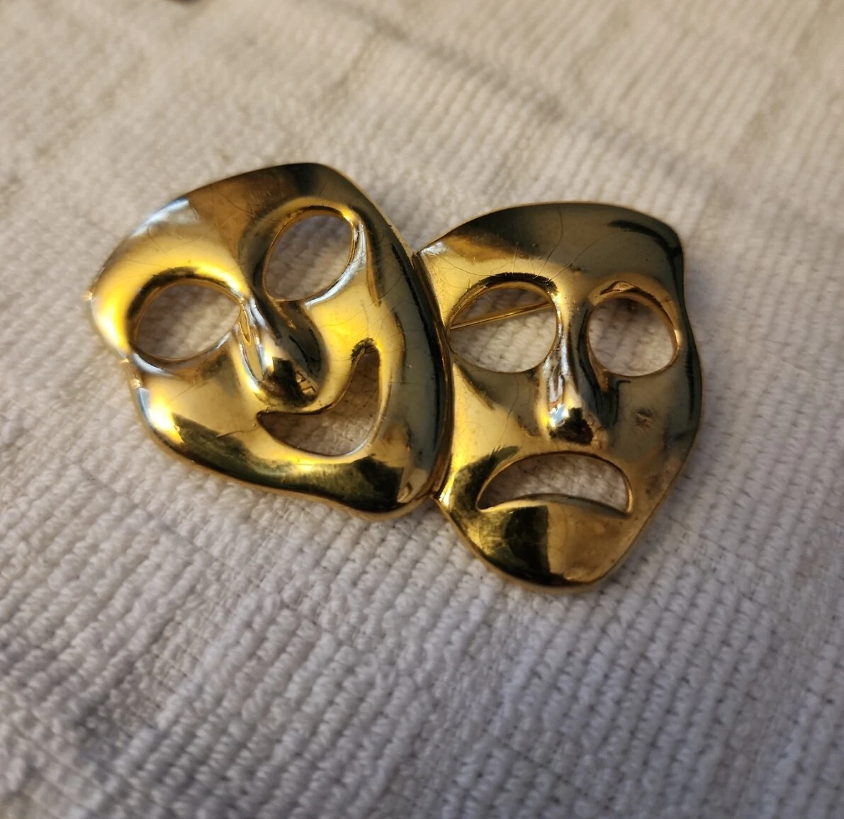 Gold Theatre Masks Comedy Tragedy