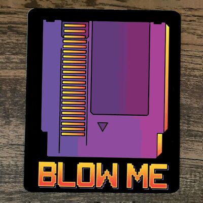 Mouse Pad Blow Me NES Nintendo Cartridge | eBay