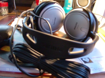 Phillips SHP 2500 over the ear Headphone W/Volume Control-19ft.Cord | eBay