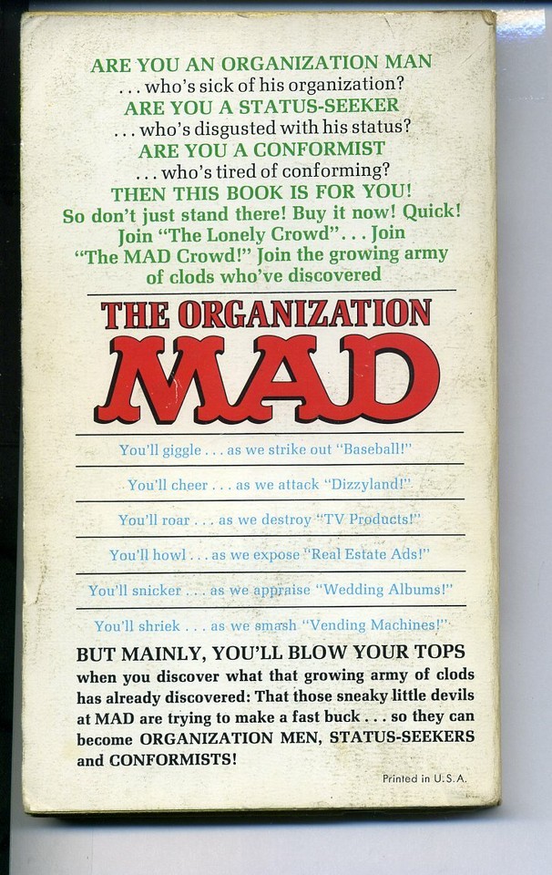 THE ORGANIZATION MAD | eBay
