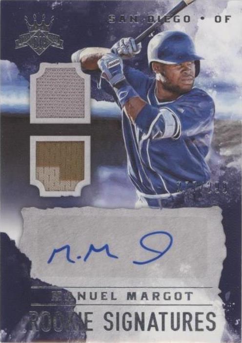 2017 Panini Diamond Kings - Dk Rookie Signatures Manny Margot #RS-MM ...