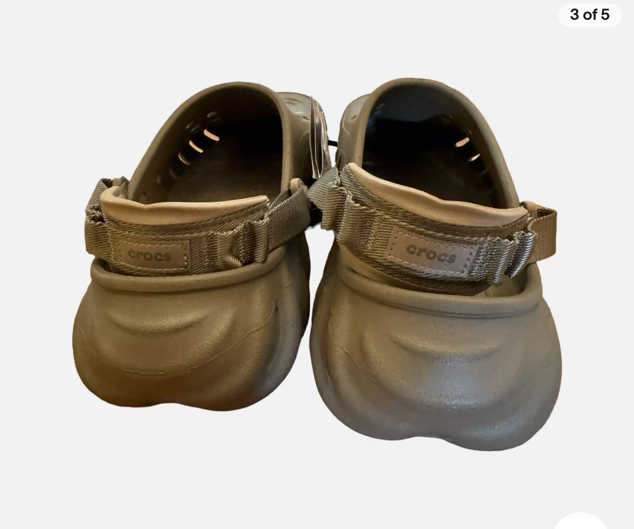 Crocs Echo Clogs Beige Khaki 207937-260 Men's Size 11 New Comfort | eBay