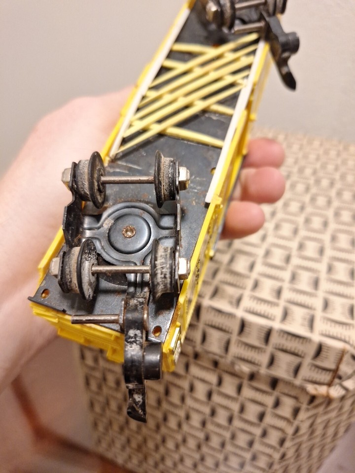 American Flyer S Scale The Katy - MKT 637 Yellow Box Car | eBay