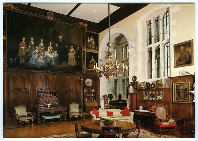 1980s Postcard The Great Hall Interior Loseley Park House Guildford ...
