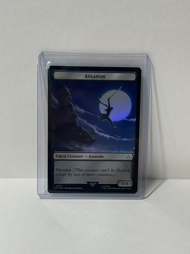 Treasure \ Assassin Token FOIL - Magic TCG Assassin's Creed MTG 0004 / ...