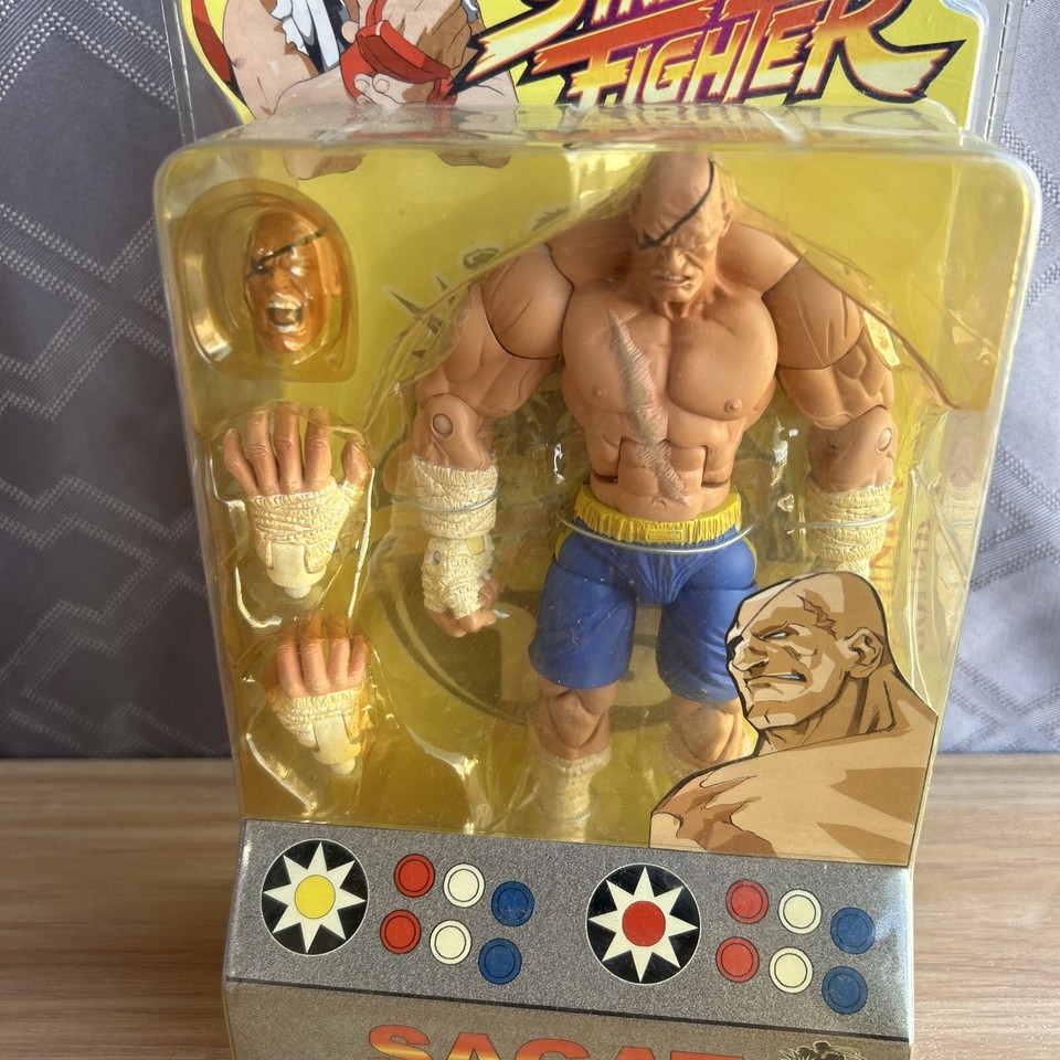SOTA Toys Sagat Capcom Street Fighter Round 1 Action Figure New Sealed ...