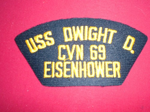 États-unis Marine Patch Uss Dwight D.Eisenhower CVN-69 Jamais Porté | eBay