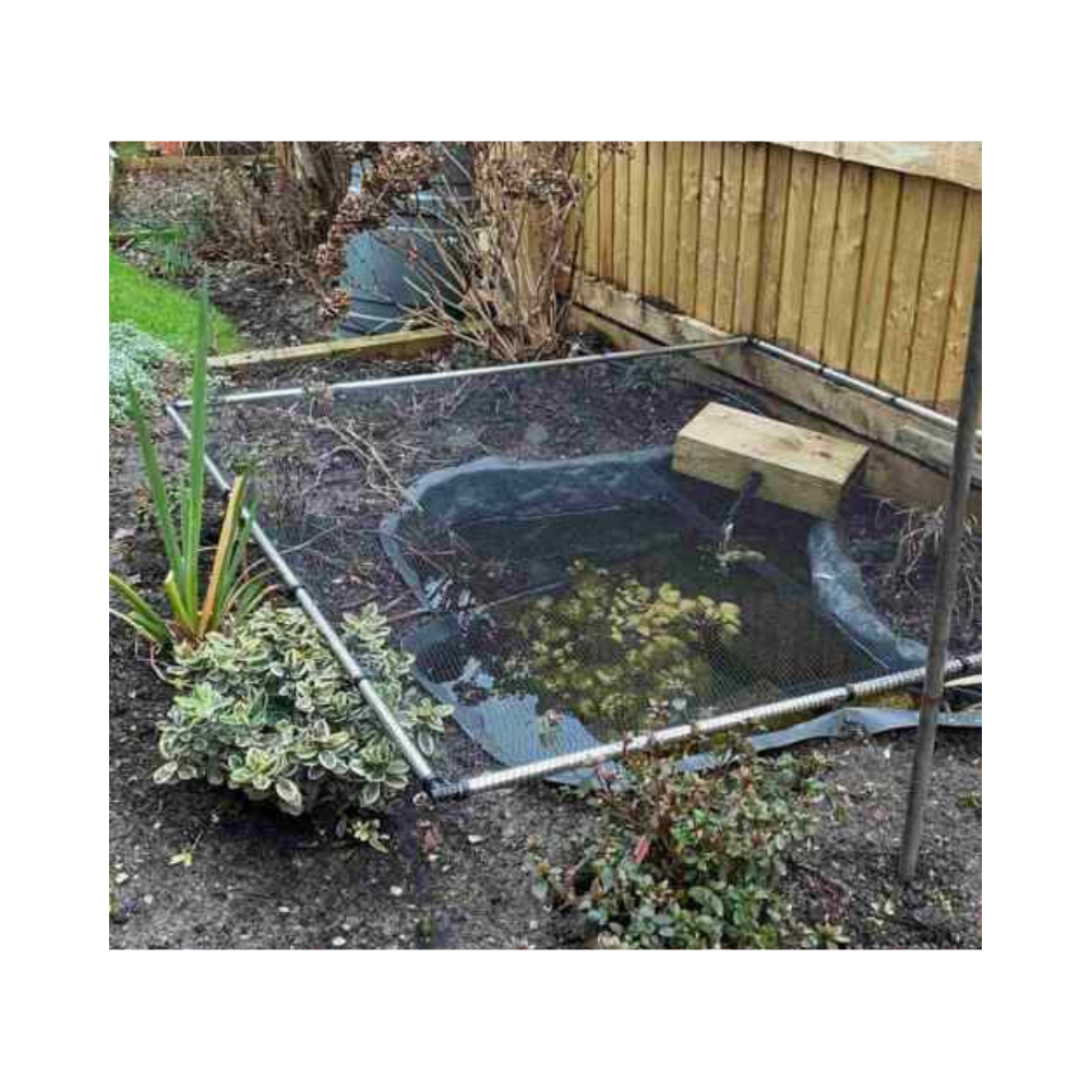Pond Cover Net Frame Protection Predator Butterfly Bird Netting ...