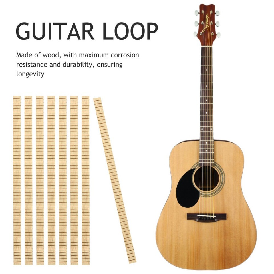 8pcs Guitar Strips Inlay Wood Strips Guitar Body Binding Purfling ...