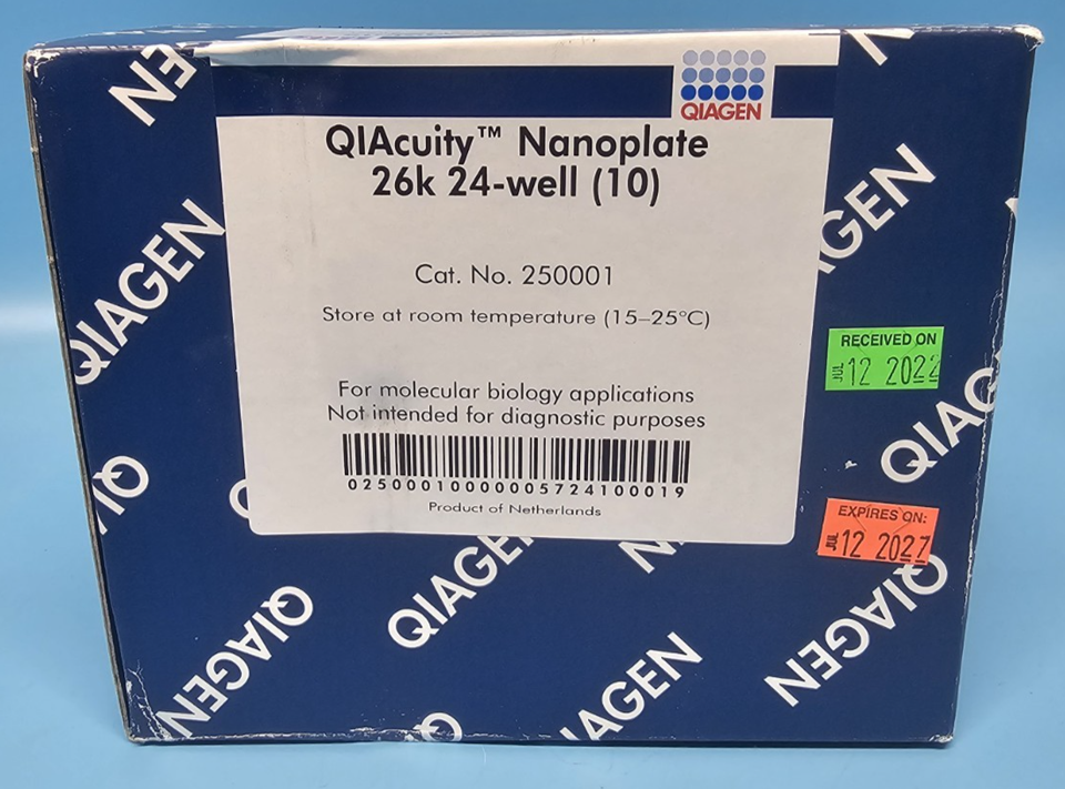 Brand New Sealed Box of 10 QIAGEN 250001 QIAcuity Nanoplate 26K 24-Well ...