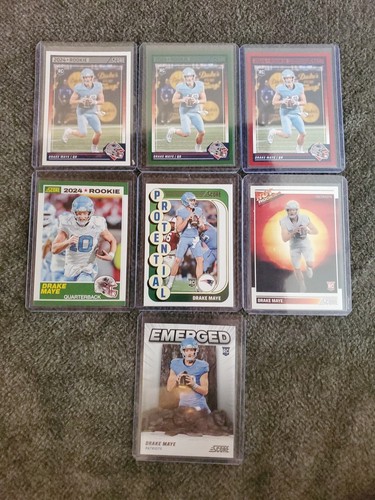 2024 Panini Score Drake Maye Rookie Card Lot | eBay