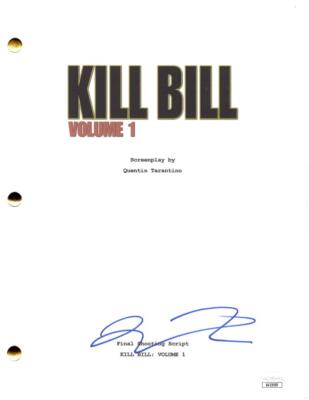 Quentin Tarantino Signed Autograph Kill Bill Vol1 Movie Script ...