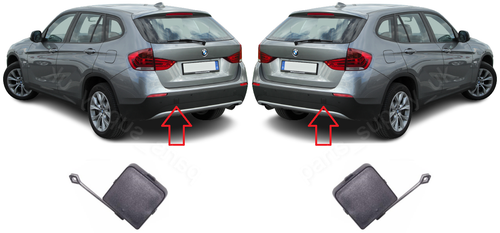 NEW FOR BMW X1 SERIES E84 2009 - 2013 REAR BUMPER TOW HOOK EYE BLACK ...