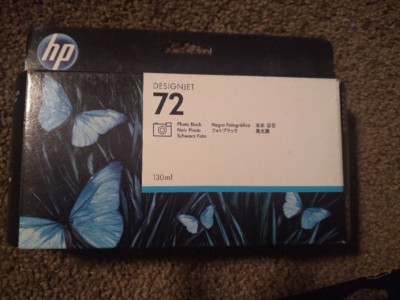 HP 72 photo black C9370a 130ml Ink Cartridge OEM FAST SHIP! | eBay