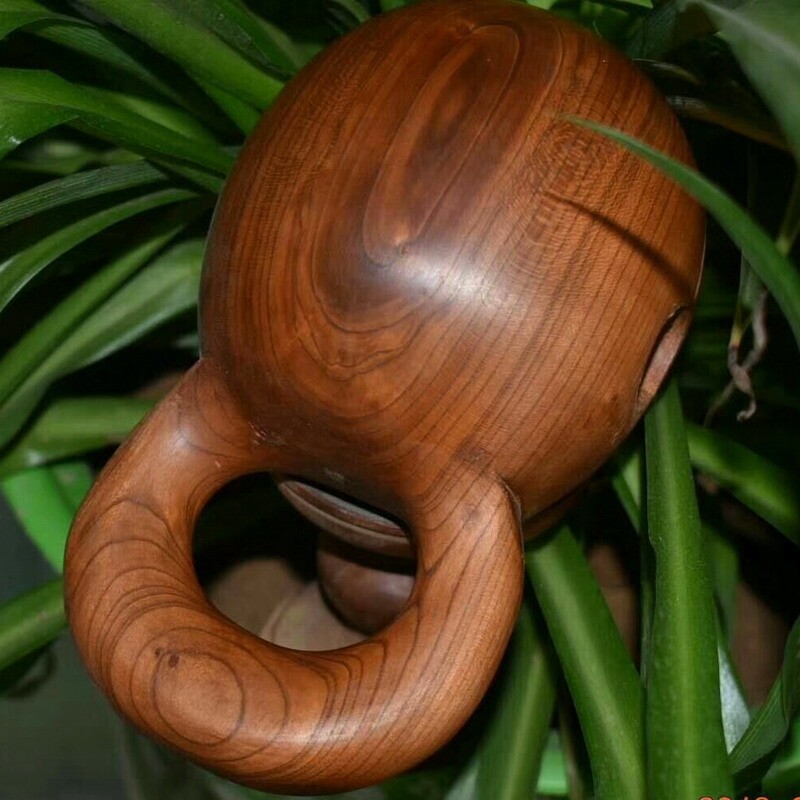 Apricot Wood Korean Style Buddhist Muyu Temple Block Drum Instrument ...