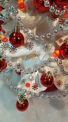 Ceramic Christmas Tree 24"Atlantic A64 Illuminated Red | eBay