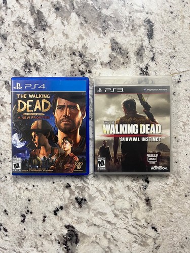 Lot of 2 PS games PS3 TWD Survival Instinct PS4 The New Frontier ...