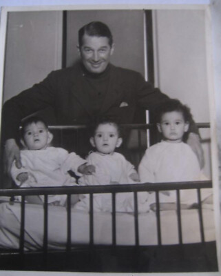 Maurice Chevalier & THREE KIDS IN VINTAGE ORIGINAL STUNNING PHOTO | eBay
