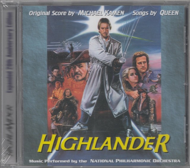 Highlander Original FIM Score Soundtrack CD 25th Anniversary Michael ...