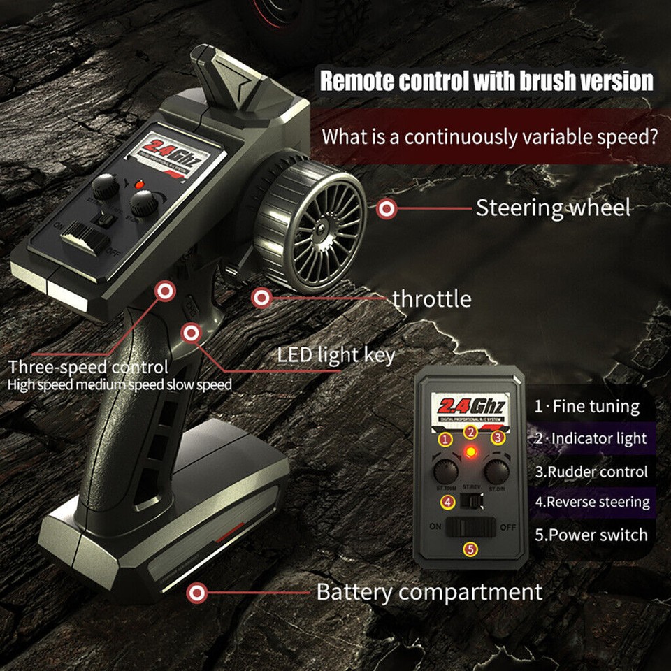 1:14 4WD Brushless 70KM/H High Speed RC Car Remote Control Car RC Drift ...