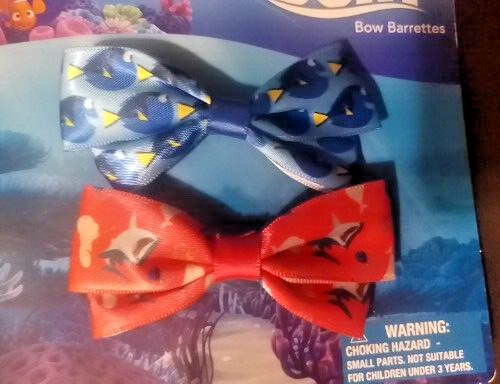 Hair Bow Clip Finding Dory Cheer Fun New Blue Gold Halloween Dress Up ...