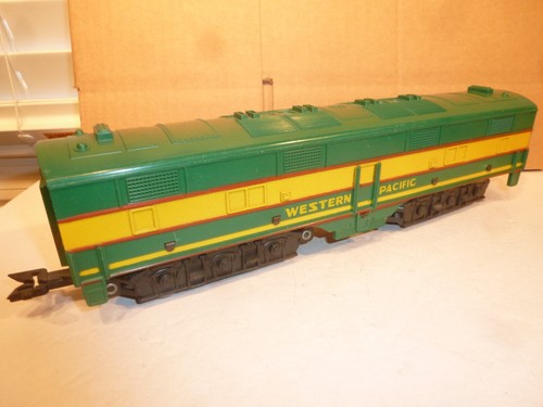 Clean Marx O-Gauge Train Western Pacific E7 Plastic Dummy B-Unit Diesel ...