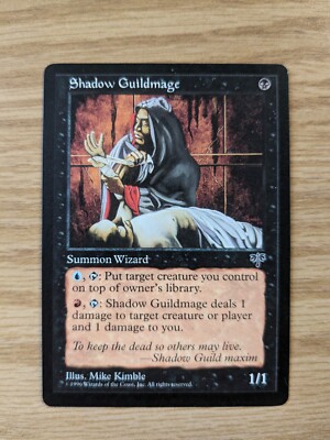 Shadow Guildmage - Magic The Gathering MTG Collectible Card game | eBay