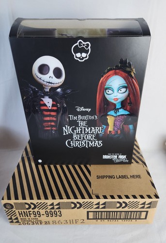 Monster High doll Skullector The Nightmare Before Christmas Jack Sally ...