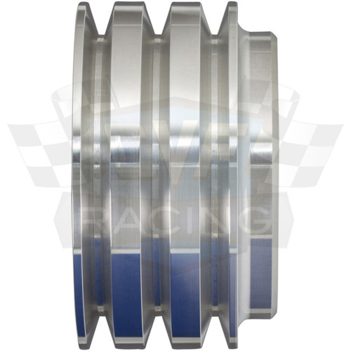 Small Block Ford Crank Pulley V-Belt, SBF 302, 351W 3V 4 Bolt 3 Groove ...