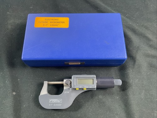 Blade Micrometer 0-1" Range Fowler Electronic IP54 - UNTESTED | eBay