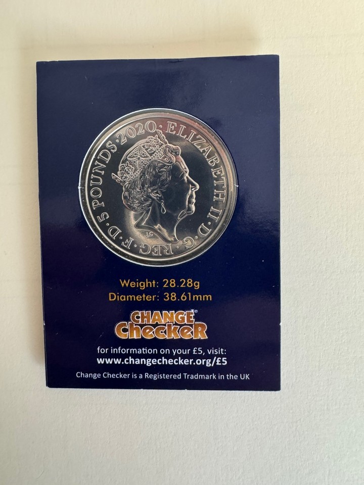 2020 Royal Mint British King George III BU £5 Five Pound Coin ...