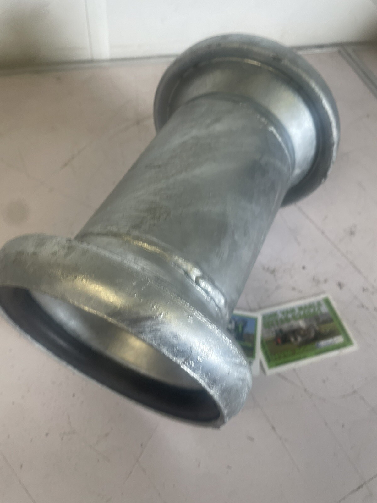 4" Bauer female / female coupling adapter slurry tanker galvanised ...