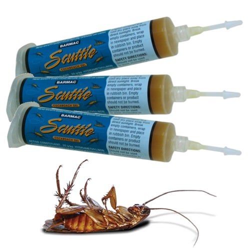 SCUTTLE Cockroach Roach Bait Gel * BULK x 3 * Killer Poison - Home Pest ...