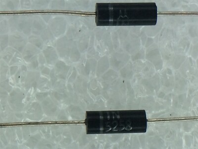 1N5258 MOTOROLA DIODE ZENER 3.4A 36V DO35 24 PIECES | eBay