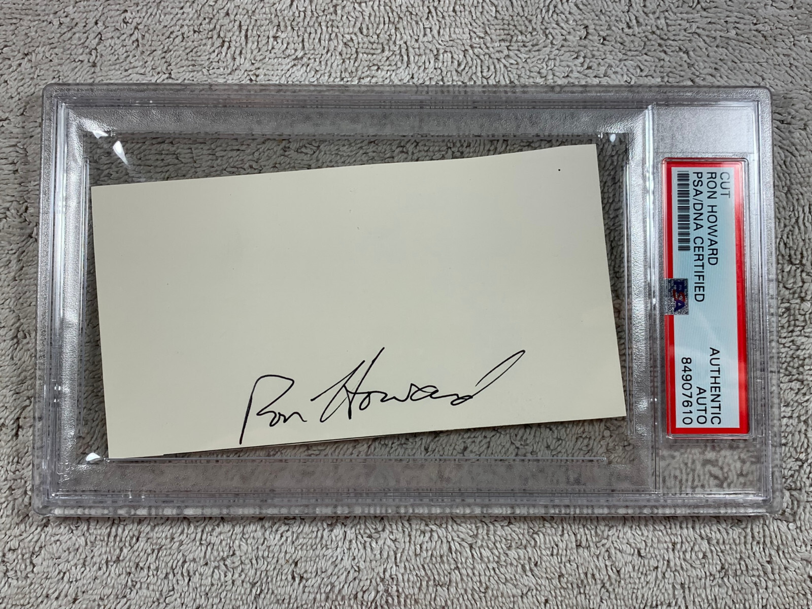 PSA/DNA COA SLABBED Ron Howard Autograph Signed Index Card Original | eBay