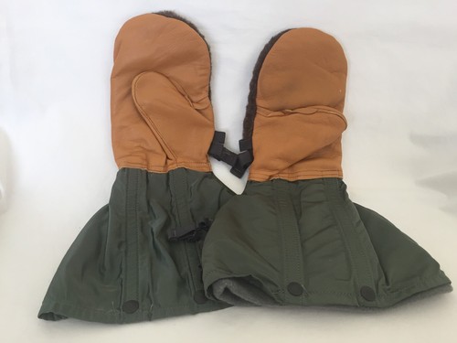 Pilot Aviator Flyer's Gloves Gauntlet Military Medium VGC | eBay