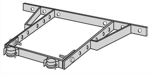 ROHN 25G Series 40' Tower with BPC25G Concrete Base Plate + HB25BG ...