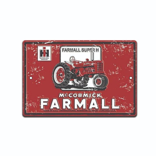 Farmall Tin Sign Metal Tractor Farm USA Vintage Farming NEW Look Decor ...