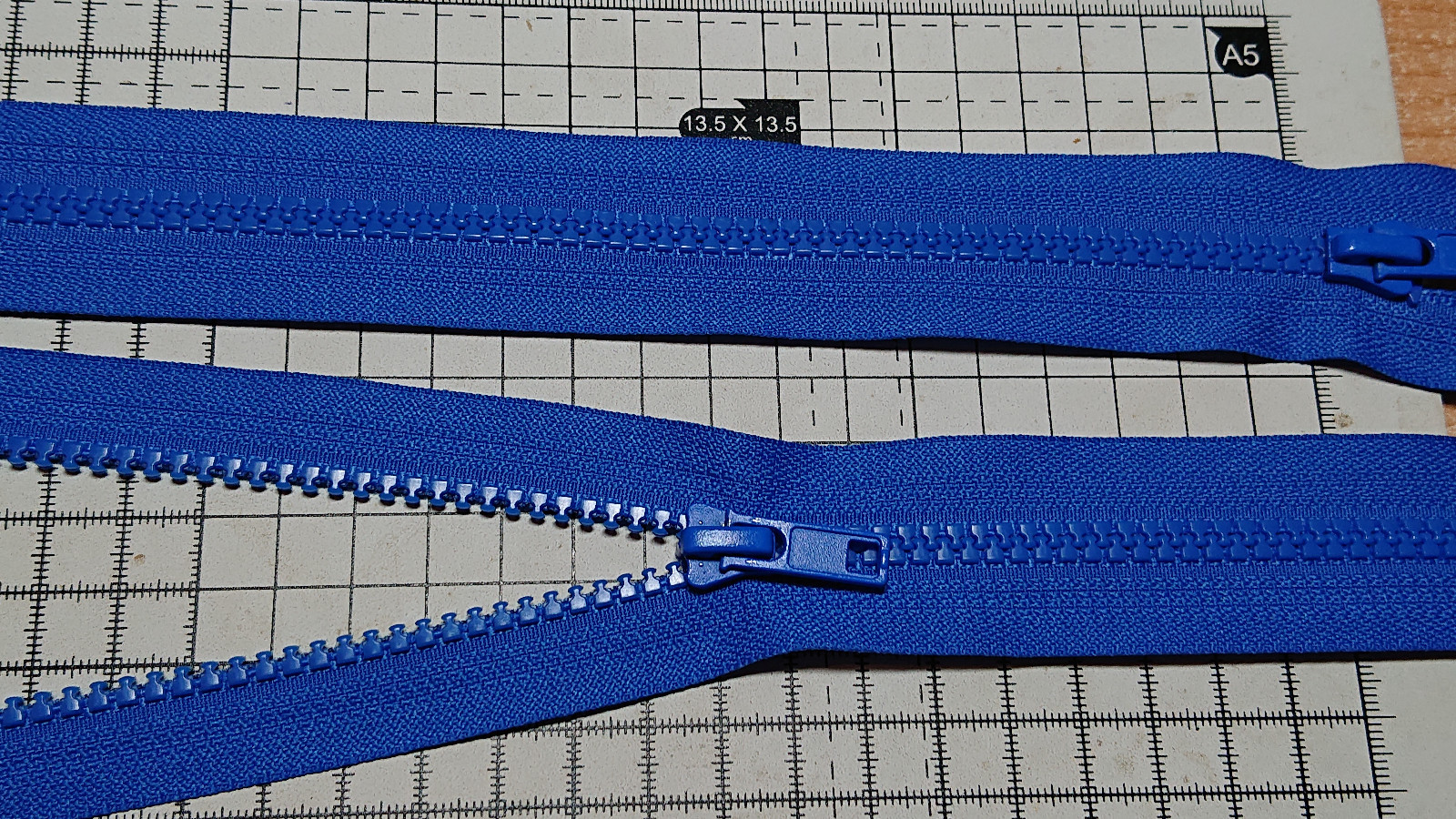 Chunky Teeth Zip Heavy Duty Zipper-No.5 Open End Various Lengths - (20 ...