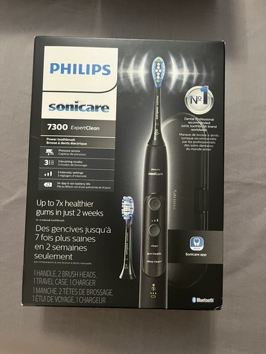 Philips Sonicare ExpertClean 7300 Electric Toothbrush - Black | eBay