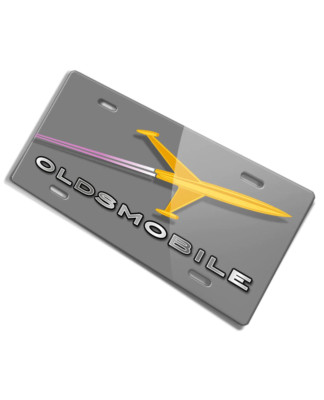 Oldsmobile Rocket Emblem 1956 Aluminum License Plate - 16 colors - Made ...