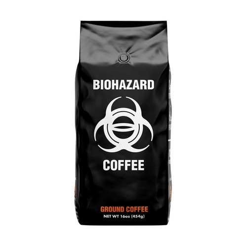Biohazard Ground Coffee The World's Strongest 928 mg Caffeine 16 oz ...