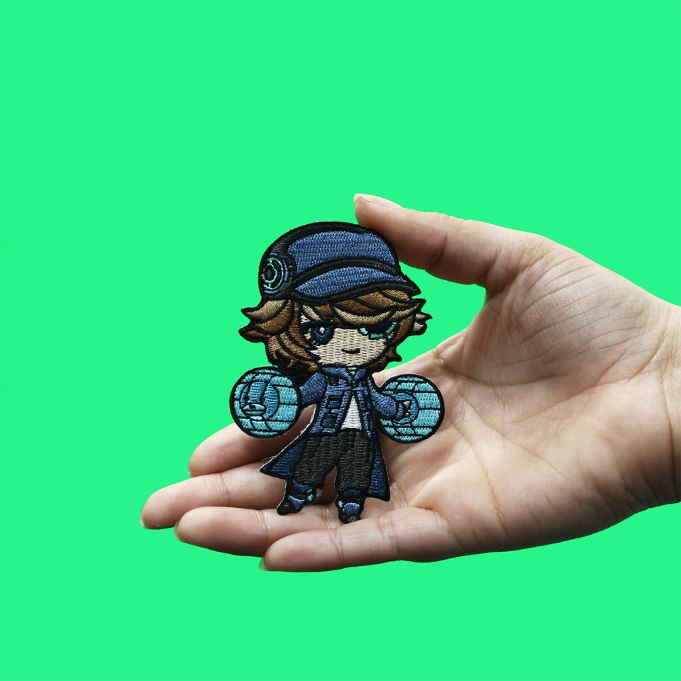 Akudama Drive Hacker Chibi Patch Cyber Criminal Embroidered Iron On | eBay