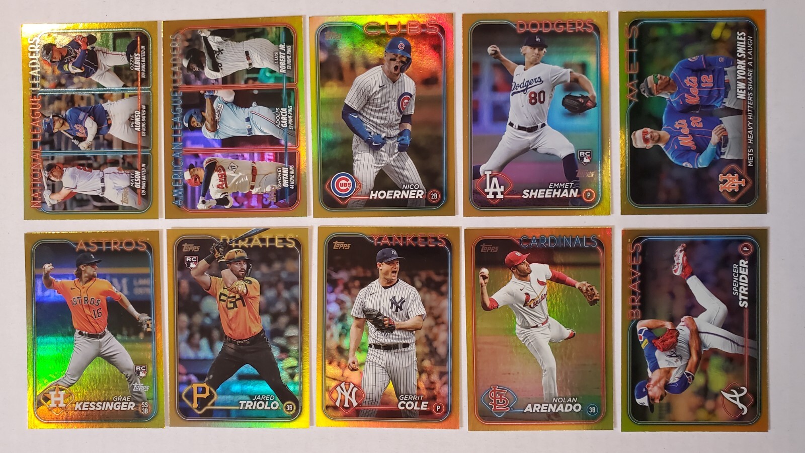 2024 Topps Series 1 - GOLD FOIL PARALLELS - Card #s 1-350 - U Pick | eBay