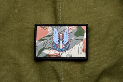 C Squadron Rhodesian Special Air Service Woven Moral Patch Brushstroke ...