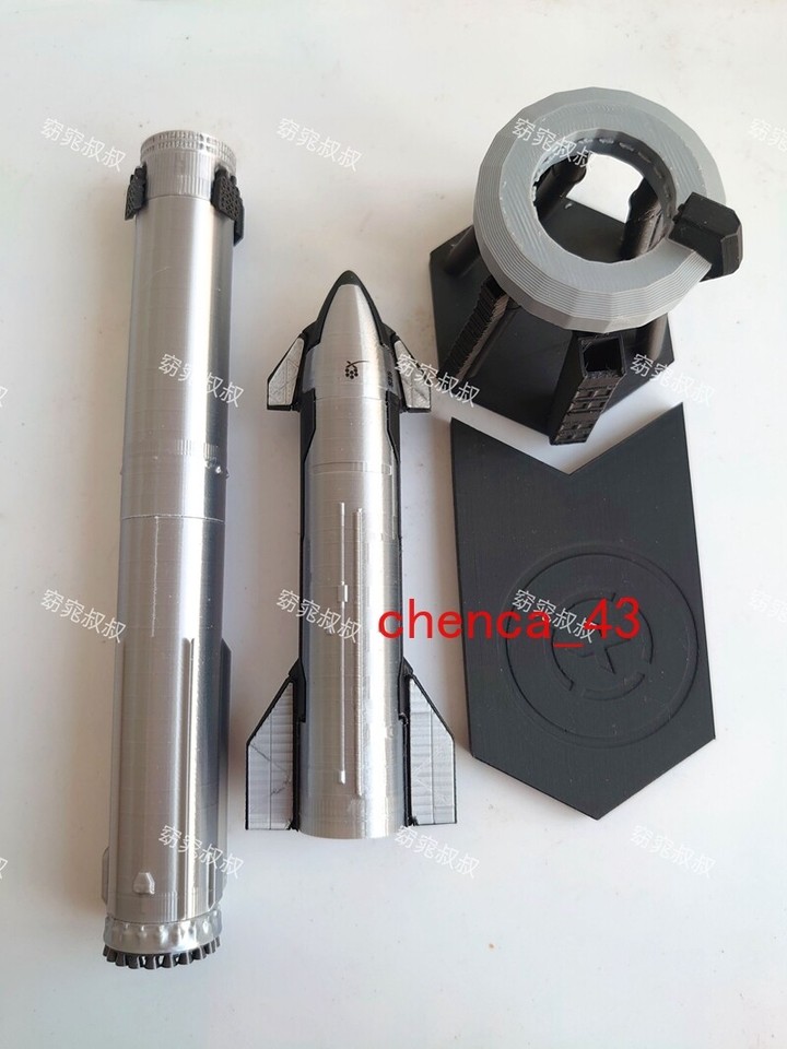 Handmade 1/400 SpaceX Starship Rocket Launch Tower Painted Finished ...